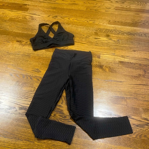 Pants & Jumpsuits | Bonus See Below Enhancing Leggings And Matching ...